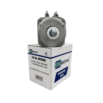 MOTEUR 34W 115V CW 1.6A 2 PIN PLUG EC34W115-V1543
